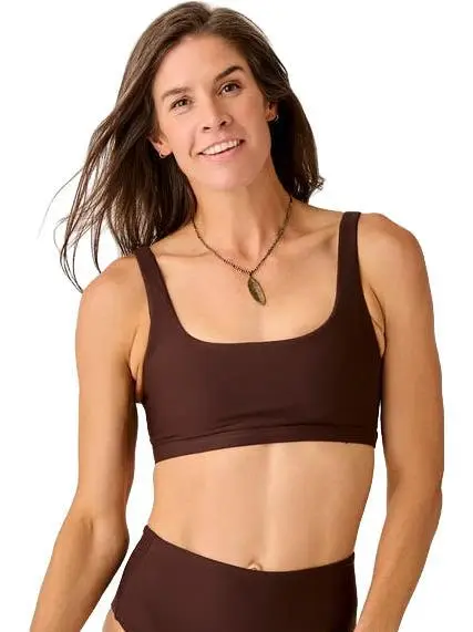 Carve Designs Korbyn Compression Top - Coffee