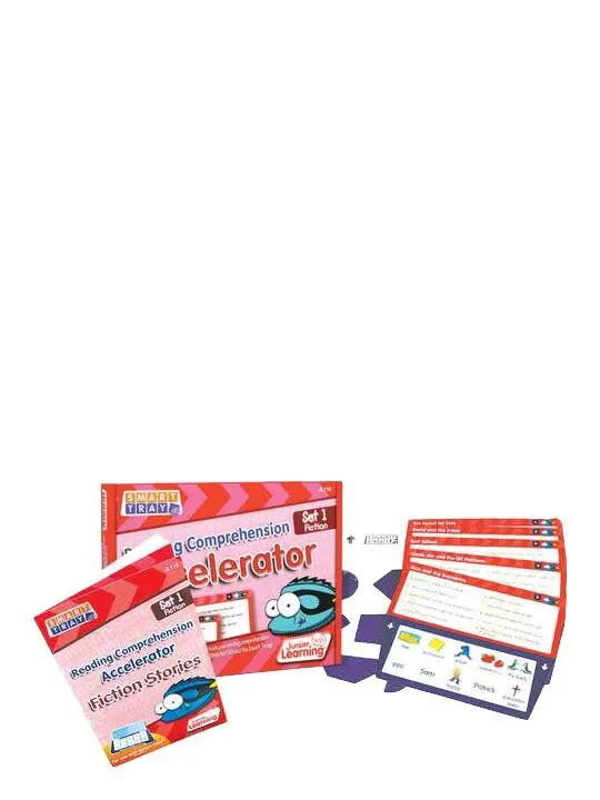JUNIOR LEARNING Reading Comprehension Flash Cards - Multicolored