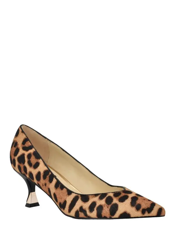 Nine West Ariella Kitten Heel Pump - Brown