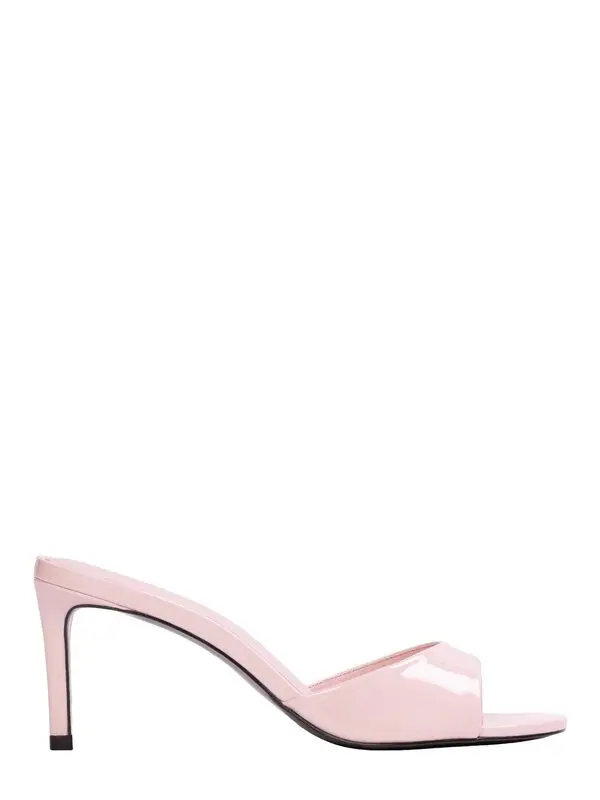 BLACK SUEDE STUDIO Freddie 65 Mule - Powder Pink Patent Leather