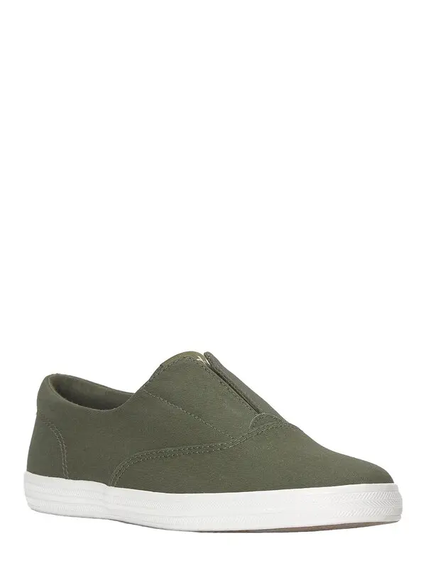 KEDS® Champion Slip-on Sneakers - Olive Night