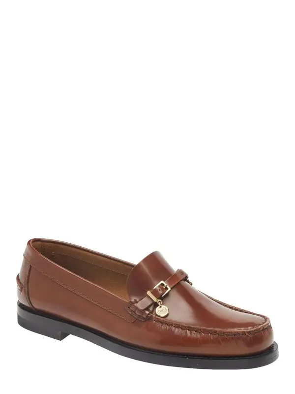 TOD'S Logo-engraved Buckled Leather Loafers - Cuoio Scuro
