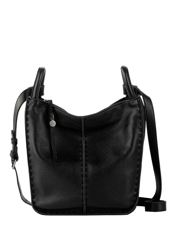 THE SAK Los Feliz Leather Crossbody Bag - Black