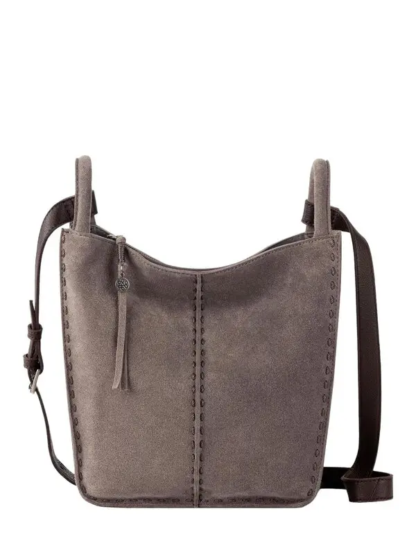 THE SAK Los Feliz Leather Crossbody Bag - Mushroom Suede