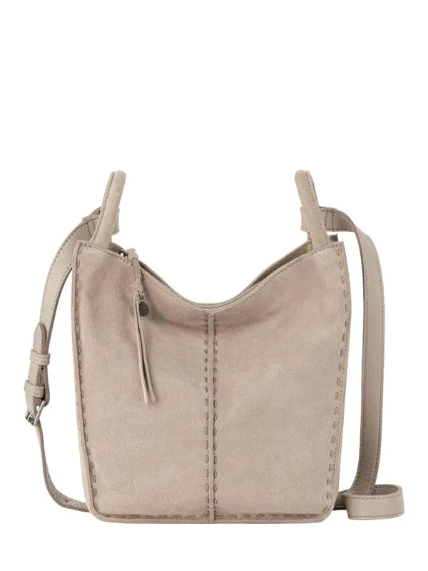 THE SAK Los Feliz Leather Crossbody Bag - Sand Suede