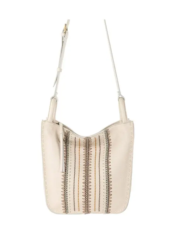 THE SAK Los Feliz Leather Crossbody Bag - Stone Neutrl Smnyak