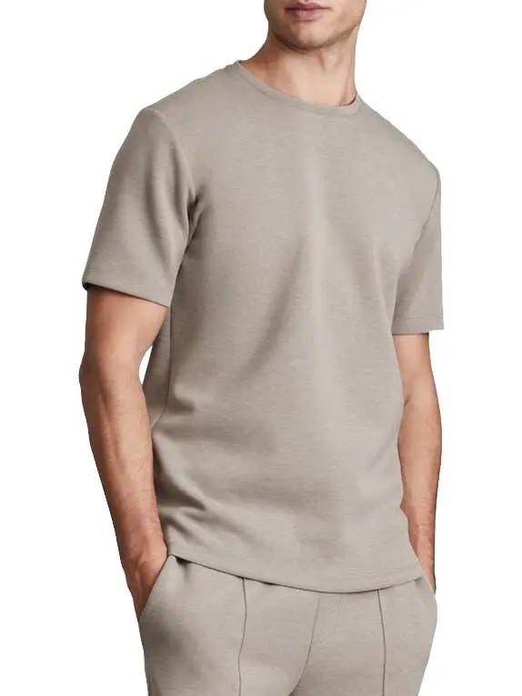 REISS Bradley Crewneck T-shirt - Taupe