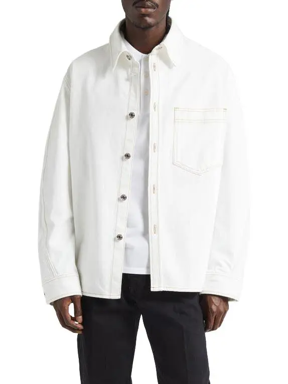 Givenchy Denim Overshirt - White