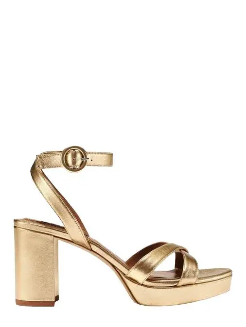 MARGAUX LONNBERG The Platform Sandal - Gold