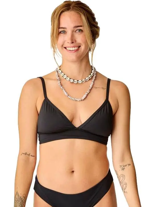 Carve Designs Stevie Reversible Bikini Top Dd Cup - Black/navy
