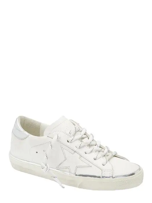 GOLDEN GOOSE Super-star Low Top Sneaker - White/silver