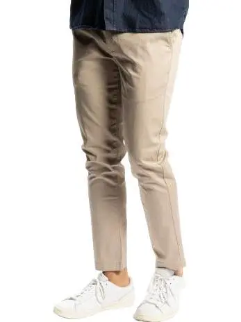 PETER MANNING NYC Lightweight Stretch Chinos Slim Fit - Khaki