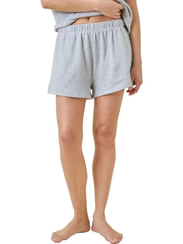 PAPINELLE Drawstring Pajama Shorts - Grey