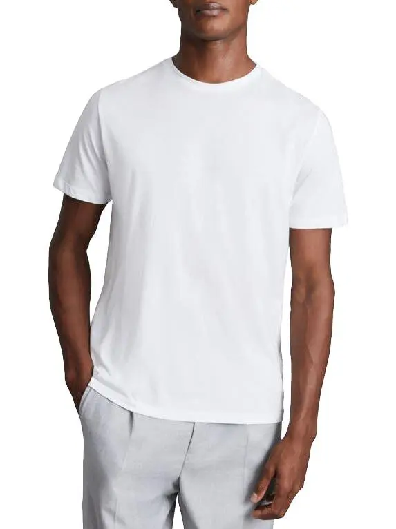 REISS Bless Cotton T-shirt - White
