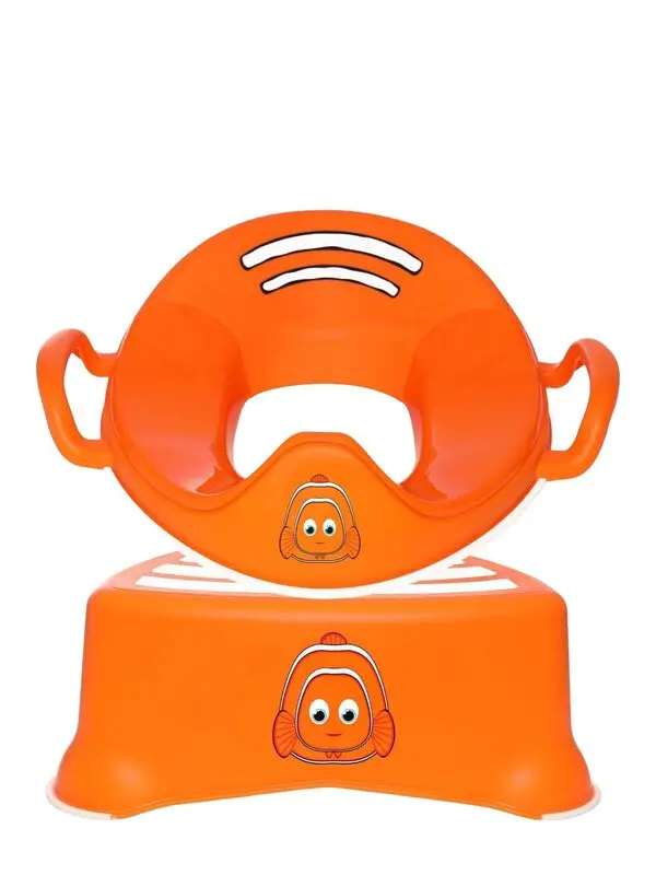 MY CARRY POTTY Toilet Seat And Step Stool Bundle - Clownfish