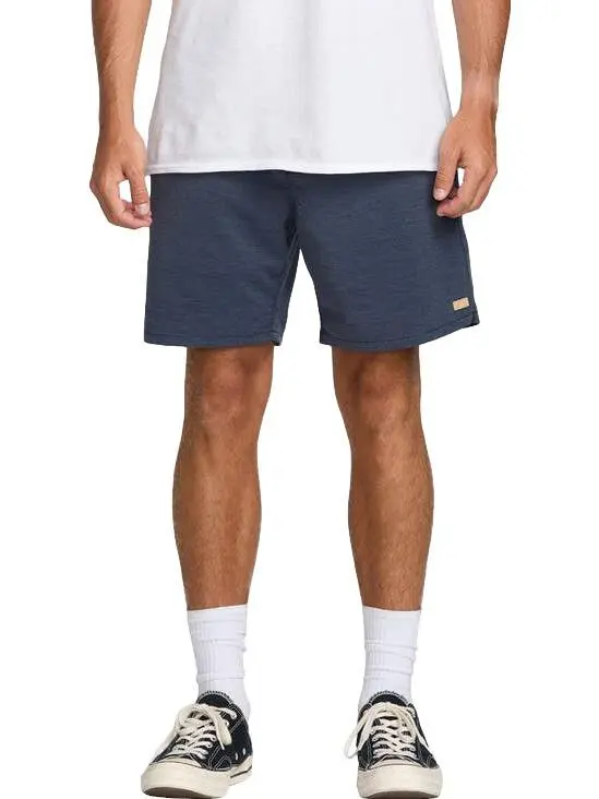 BILLABONG Surftrek Transit Elastic Waist Hybrid Shorts - Navy