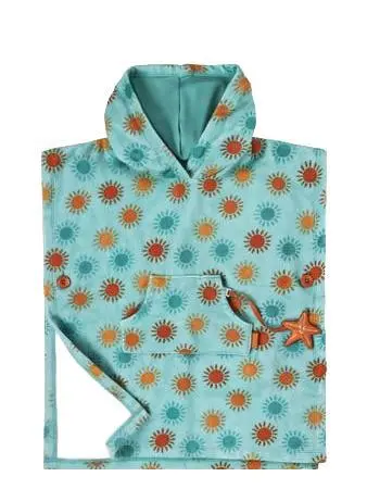 UV SKINZ Hooded Beach Poncho - Sunny Days