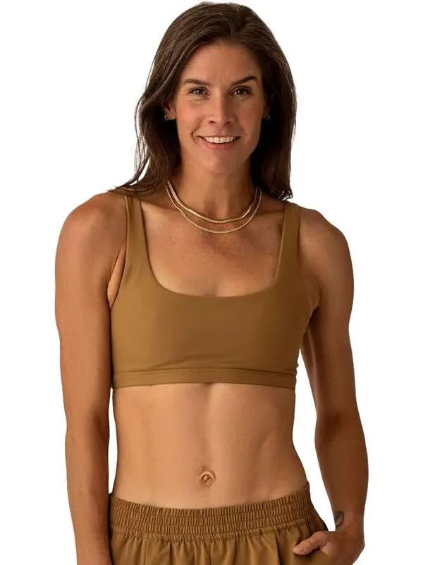 Carve Designs Korbyn Compression Top D-dd Cup - Golden