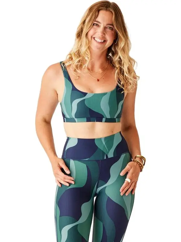 Carve Designs Korbyn Compression Top D-dd Cup - River Stripe