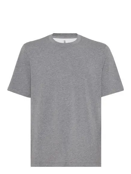 Brunello Cucinelli Crew-neck T-shirt - Grey