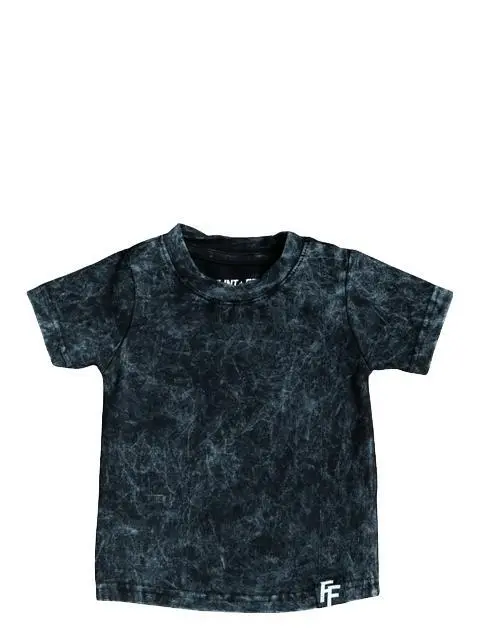 LAREE + CO Basic Baby's Tee - Onxy Acidwash