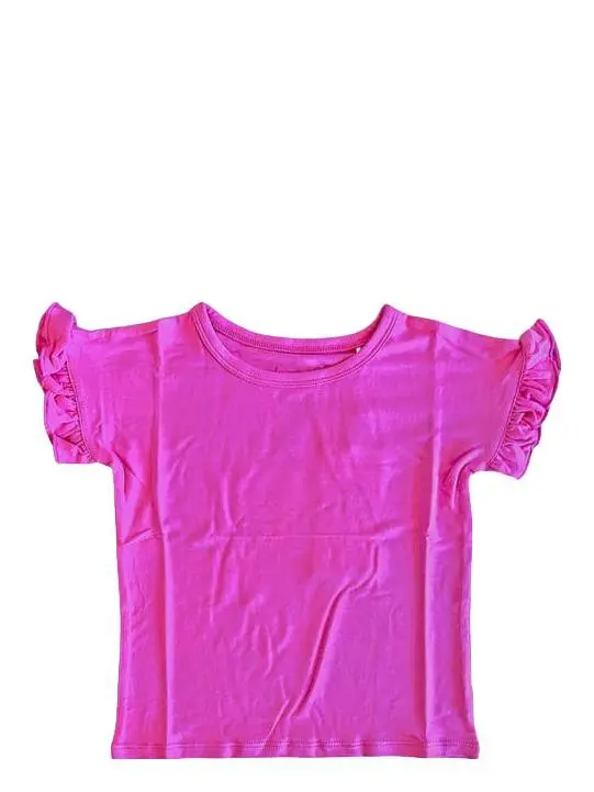 LAREE + CO Korrie Ruffle Tee - Pink