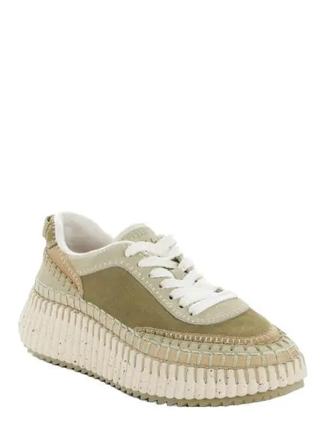 Chloé Nama Platform Sneakers - Sweet Khaki