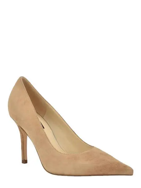 Nine West Gemmha Pointed Toe Pumps - Taupe