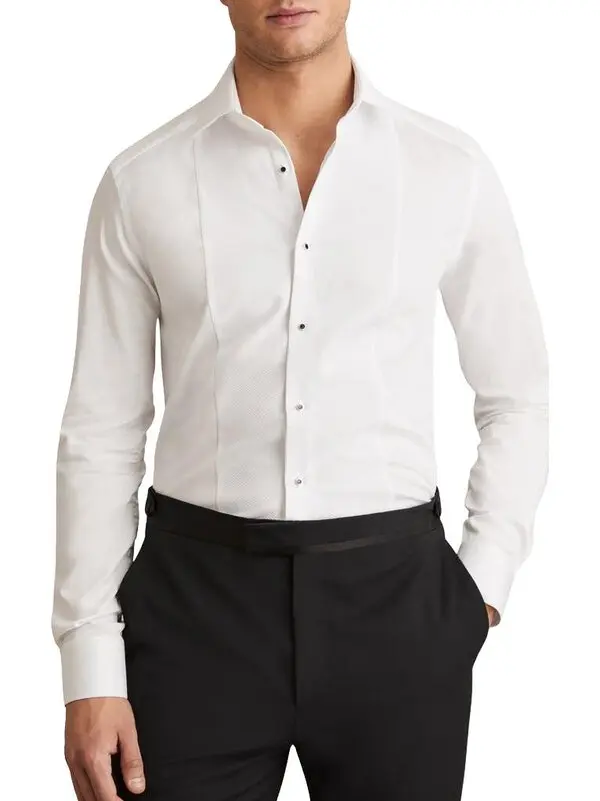 REISS Marcel Button-up Shirt - White