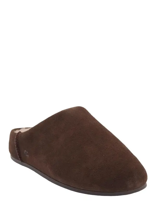 UGG Elea Waterproof Suede Slippers - Dusted Cocoa