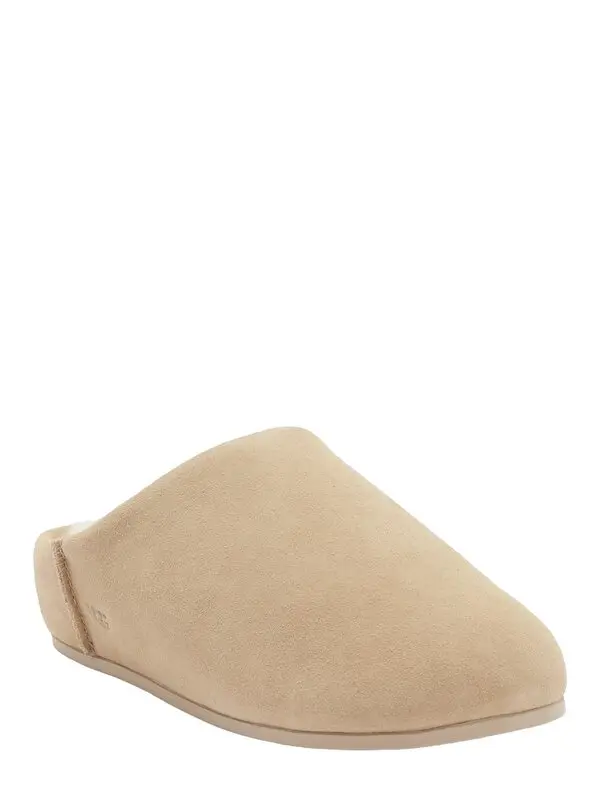UGG Elea Waterproof Suede Slippers - Sand