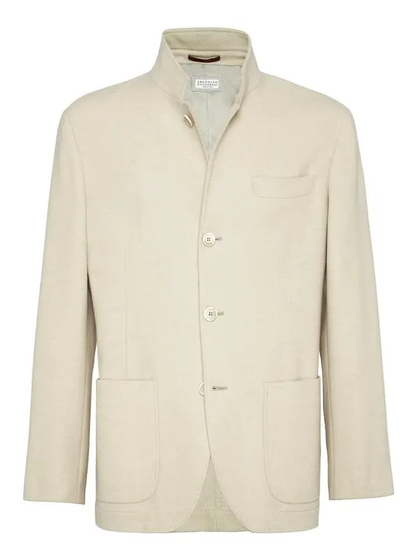 Brunello Cucinelli Cashmere Blazer - Buff