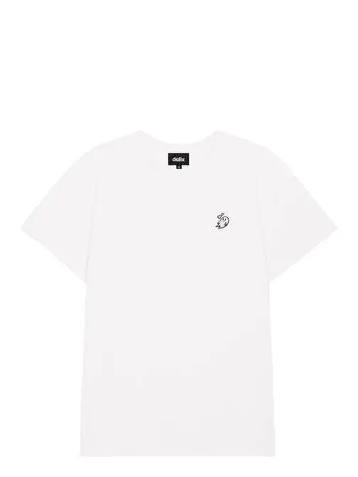 DALIX Heartly Ghost Lightweight Tee - White