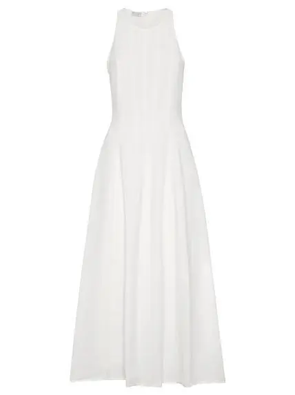 Brunello Cucinelli Fluid Dress - White