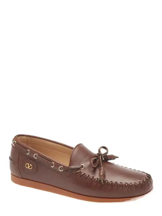 Valentino Garavani Boat Shoe - Brown