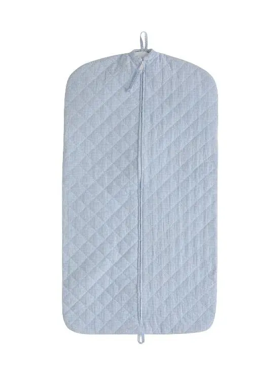 LITTLE ENGLISH Quilted Garment Bag - Light Blue