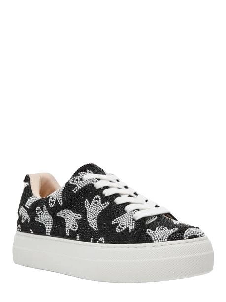 Betsey Johnson Zoe Platform Sneaker - Ghost