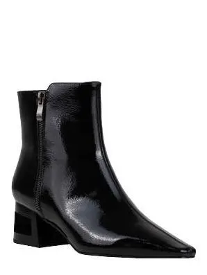 NINETY UNION Metallic Square Heel Bootie - Black