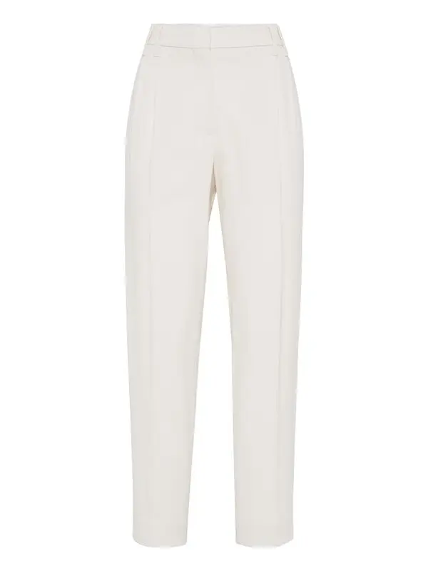 Brunello Cucinelli Slouchy Trousers - Milk
