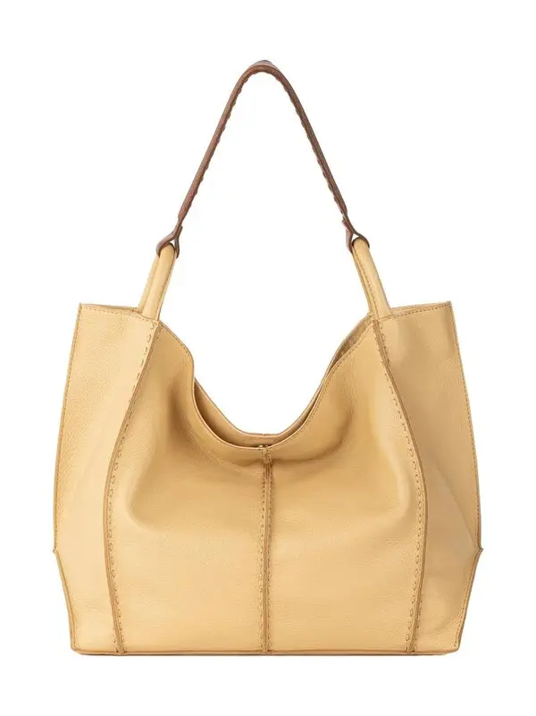 THE SAK Los Feliz Large Leather Tote Bag - Buttercup