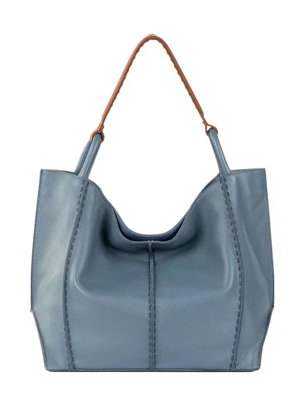 THE SAK Los Feliz Large Leather Tote Bag - Maritime