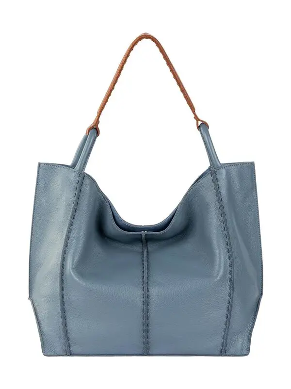 THE SAK Los Feliz Large Leather Tote Bag - Maritime