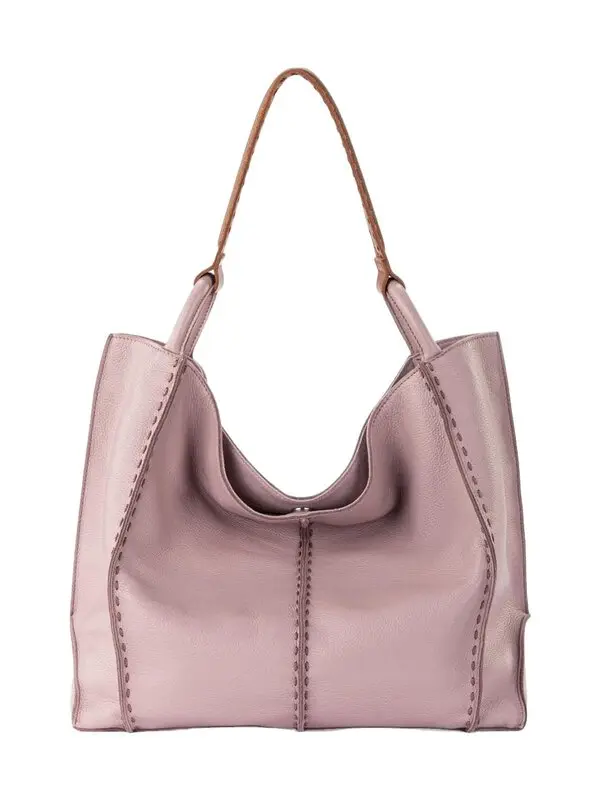THE SAK Los Feliz Large Leather Tote Bag - Rosewood