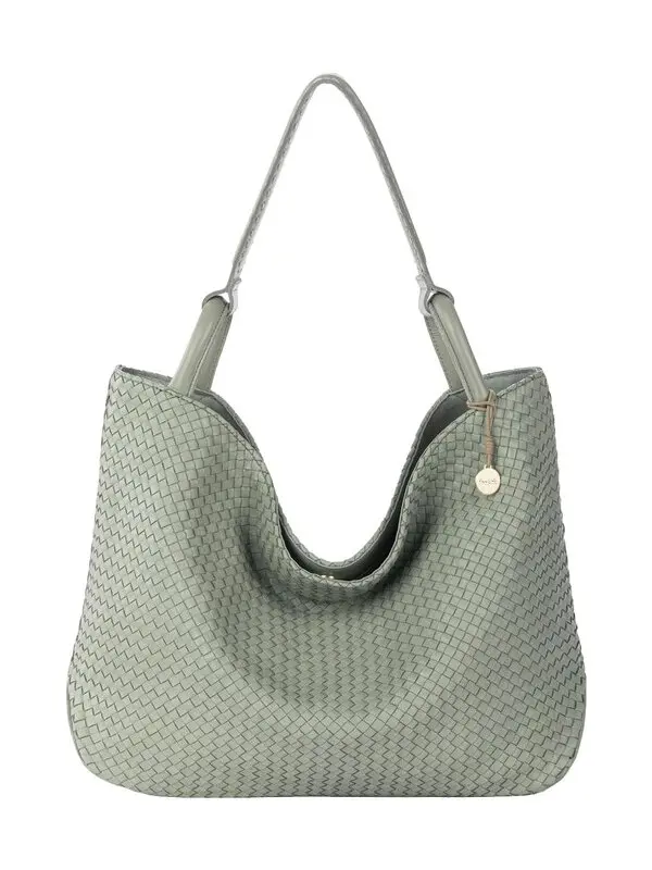 THE SAK Los Feliz Large Leather Tote Bag - Woven Meadow