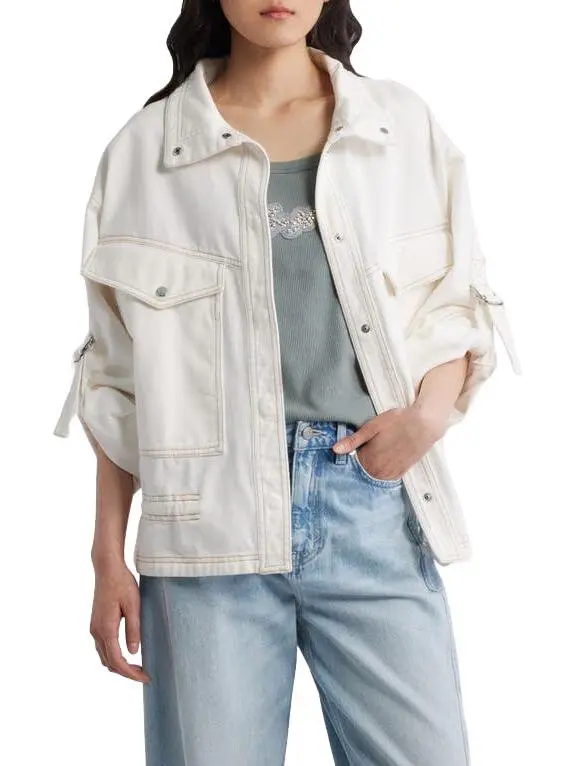 BOSS Jarline Jacket - Open Wht