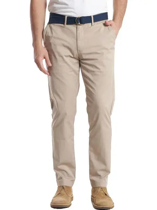 PETER MANNING NYC Lightweight Stretch Chinos Standard Fit - Khaki
