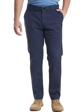 PETER MANNING NYC Lightweight Stretch Chinos Standard Fit - Navy