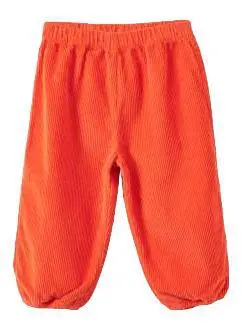 VILD HOUSE OF LITTLE Organic Cotton Corduroy Trousers - Dark Coral