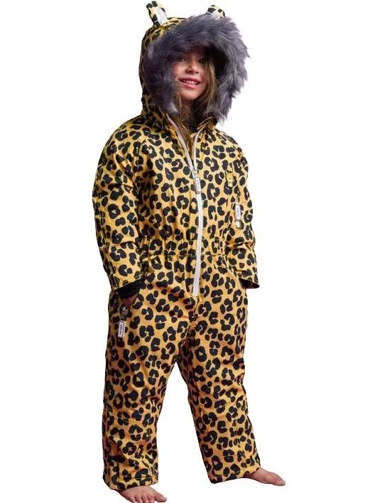 ROARSOME Dash The Leopard Ski Suit - Yellow/black
