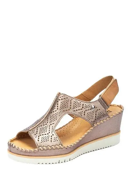 Pikolinos Aguadulce Slingback Wedge Sandal - Stone